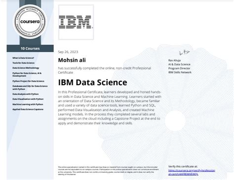 Mohsin Ali On Linkedin Datascience Ibm Achievementunlocked