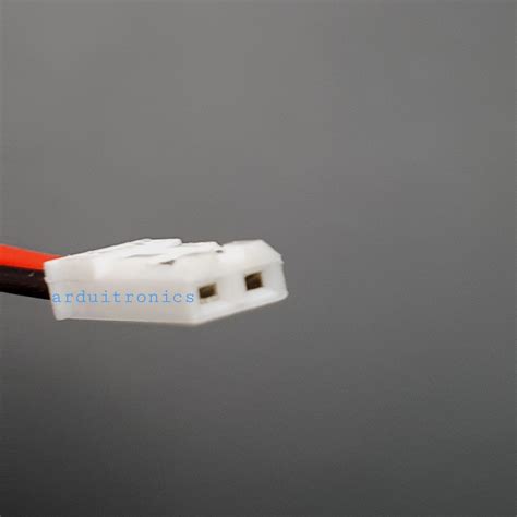 Jst Connector 2pin Plug Male สายต่อ Jst ตัวผู้ พร้อมสายไฟยาว 10cm White Arduino Raspberry