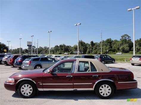 2005 Dark Toreador Red Metallic Mercury Grand Marquis Ultimate Edition