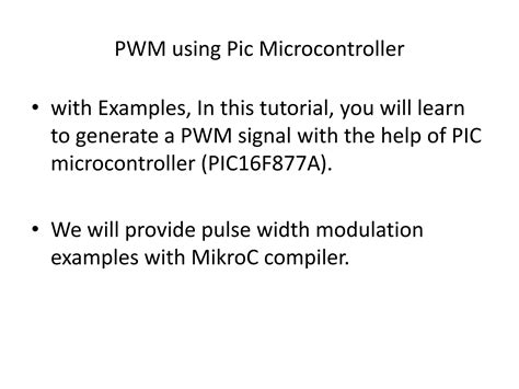 pwm puls width modulation chapteres pptx computer peripherals computing