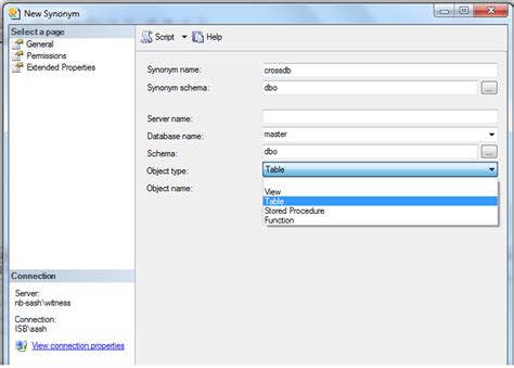Sql Server Knowledge Sharing Blog Step By Step Guide To Create Synonym In SQL Server 2008