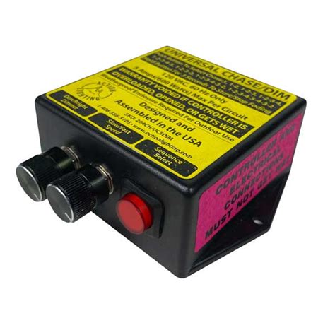 1 5 circuit universal chase controller with dimming and fading