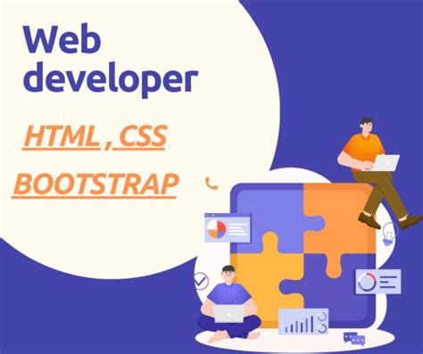 Be your front end web developer using html,css and bootstrap by Husnaintariq315 | Fiverr