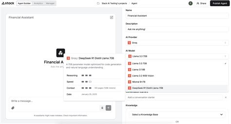 building an ai agent with deepseek using stackai