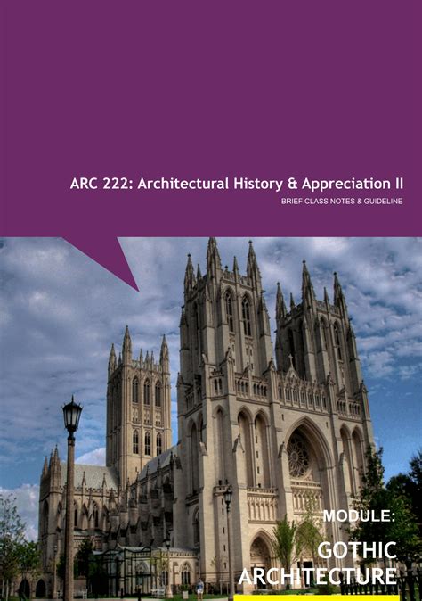 Architecture History And Appreciation Lecture Notes History Docsity