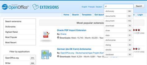 Apache Openoffice Extensions New Site Sourceforge Community Blog