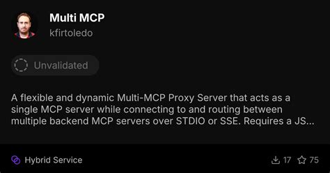 Multi Mcp Mcp Servers · Lobehub