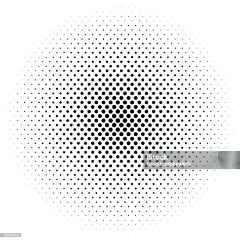 추상 미래 하프톤 패턴입니다 만화 배경입니다 대규모 지점 점선 동그라미 점와 배경 웹 배너 포스터 카드 배경 화면 사이트에 대 한 디자인 요소입니다 블랙과 화이트 색상