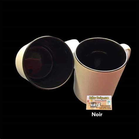 Tasse Intérieur Noir Personnalisée Brikardesign Impression Par