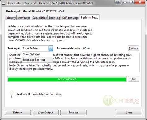 Gsmartcontrol Monitor And Test Hard Drive Smart Data
