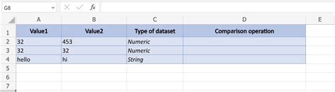 how to use logical operators in excel to compare data