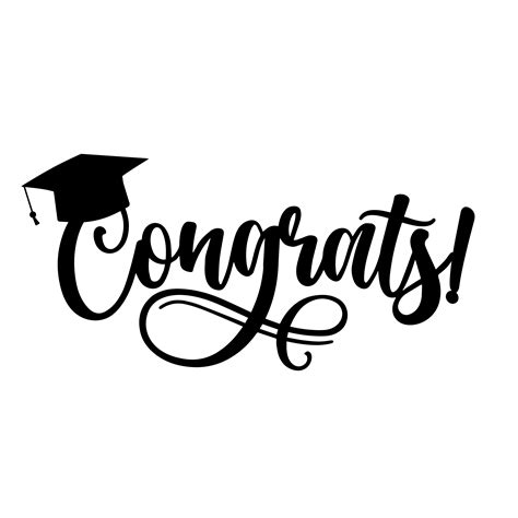 Congratulation Congrats Svg Congrats Vector File Contrats Etsy