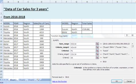 Working With The Sumif Function And Two Conditions Excelchat