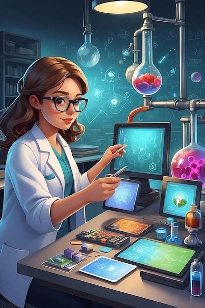 premium photo teacher incorporating gamified elements into lab