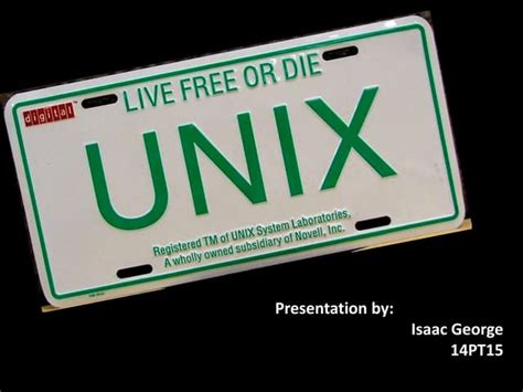Why Unix Ppt