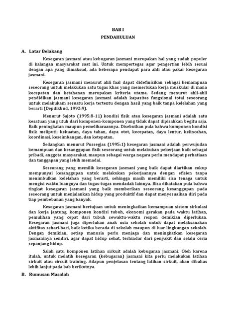 Makalah Circuit Trainning Pdf