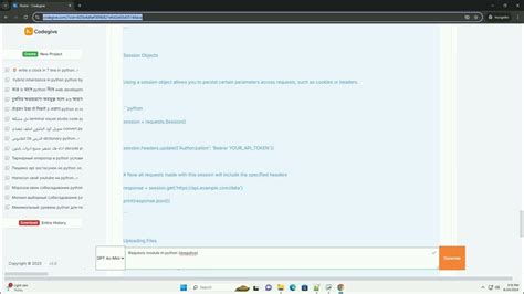 requests module in python deepdive youtube