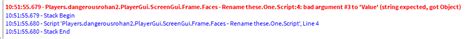 Lua Bad Argument 3 To Value String Expected Got Object How Do