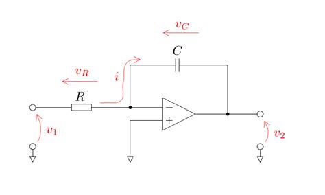 オペアンプを使った積分回路