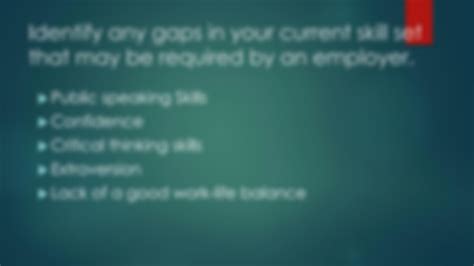 SOLUTION Skills Inventory Gap Analysis Studypool