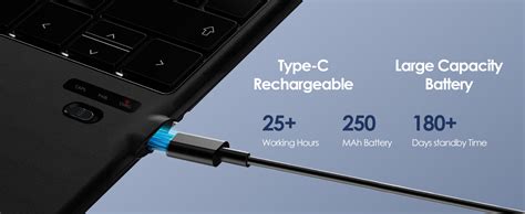 Qulose Surface Pro Keyboard For Microsoft Surface Pro 8 9 X 11 Wireless Bluetooth Keyboard Uk