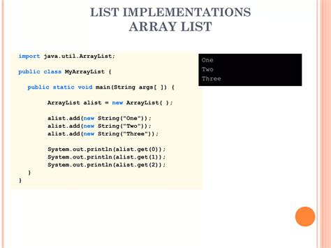 Collection Framework In Java Ppt
