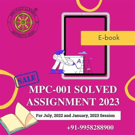 Ignou Bchct 131 Solved Assignment 2024 B Sc Cbcs Chemistry Abstract Classes
