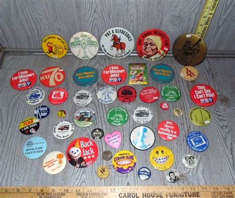 Assorted Pin Advertising Dunker Auction