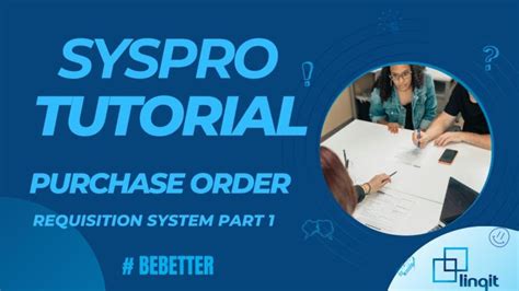 Purchase Order Requisition System Part 1 Linqit