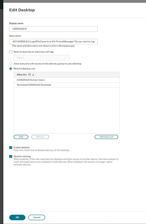 Session Experience Citrix Workspace App For Html5