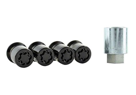M12 X 15 Black Security Lug Nut Kit Of 4 Accessories