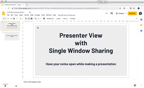How To Screen Share Presentation With Presenter Mode Knowledge Center