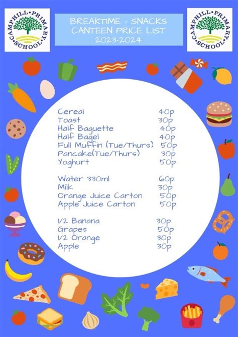 Canteen Breaktime Snacks