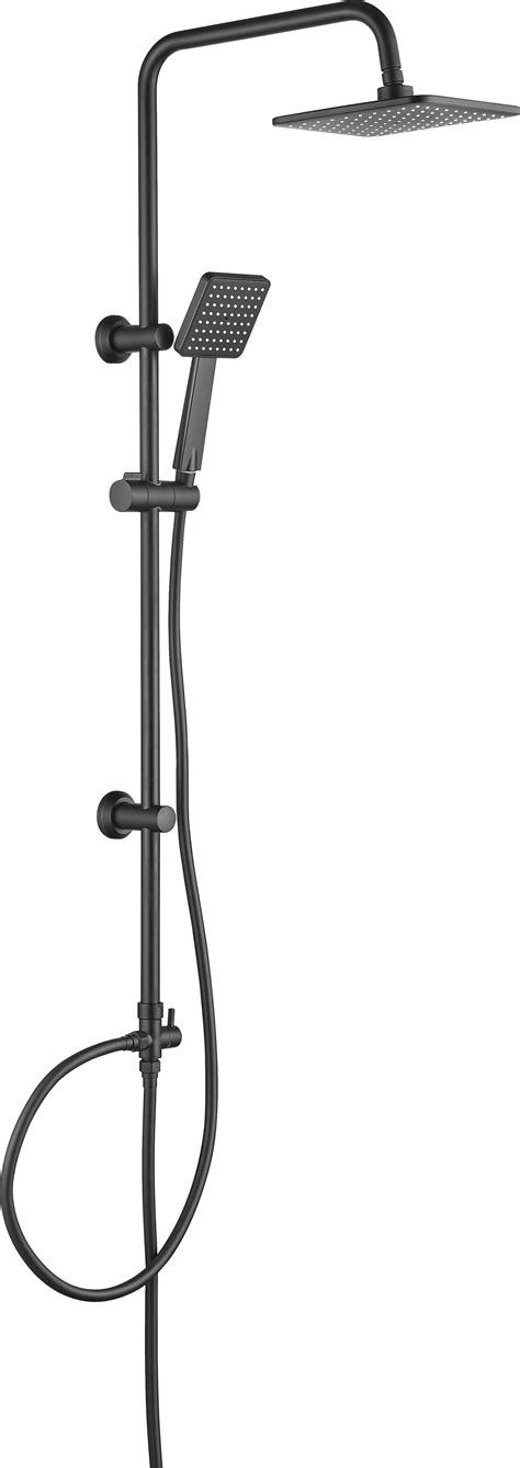 Boro Shower Column 1 Function Nero Nern51k Deante