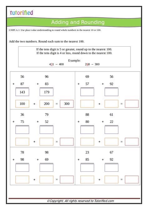 Free Printable Common Core Math Worksheets For Third Grade Free Printable A Z