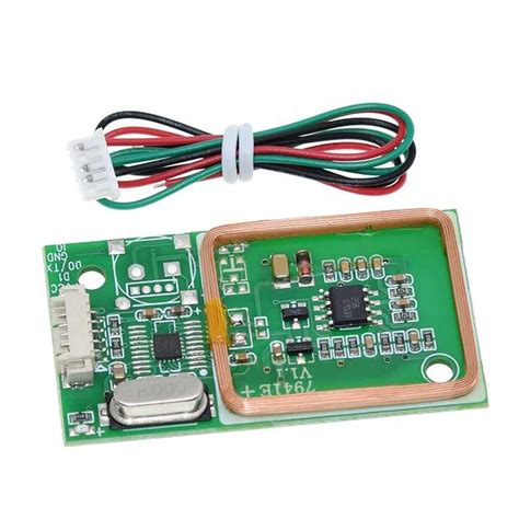 Rfid Uart Reader Wireless Module 7491e 3pin 125khz Card Reading Em4100 8cm Dc 5v For Ic Card Pcb