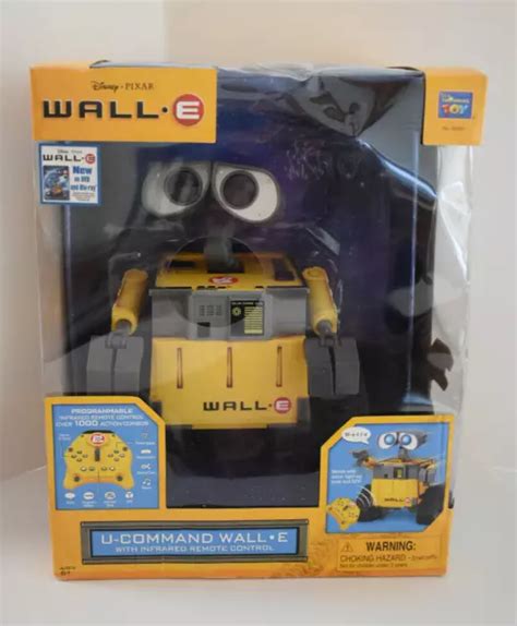 Disney Pixar Wall E U Command Robot With Infrared Remote Control Thinkway Toys 399 99 Picclick Ca