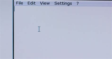 Monitor Cloeup Empty Document Blinking Cursor Video De Stock