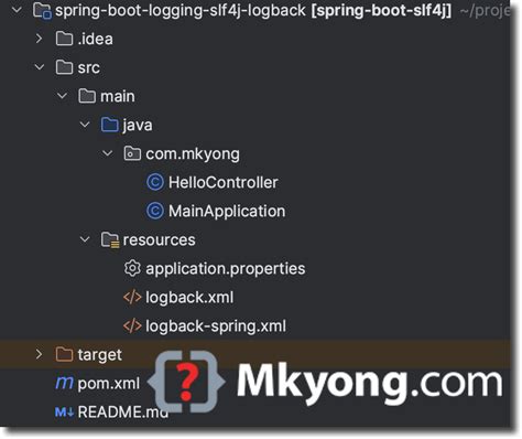 Spring Boot Logging Example Mkyong