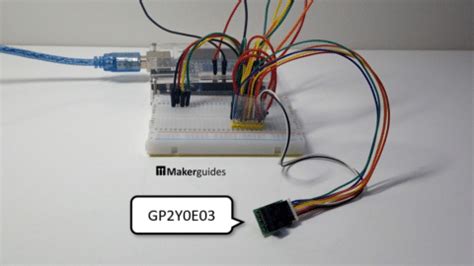 GP Y E Distance Sensor With Arduino