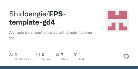 github shidoengie fps template gd4 a simple fps meant to be a