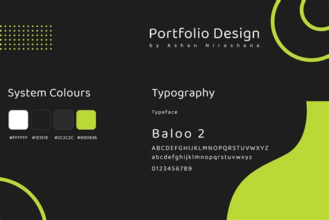 Web Portfolio UX UI Design On Behance