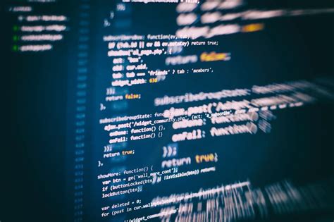 Premium Photo Css Javascript And Html Usage Monitor Closeup Of Function Source Code