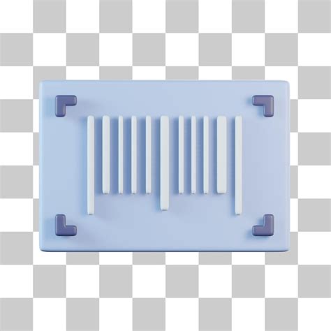 Premium Psd Barcode Scan 3d Icon