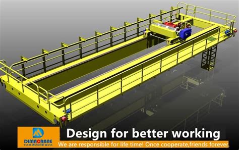 Qdy Type Double Girder Bridge Foundry Crane