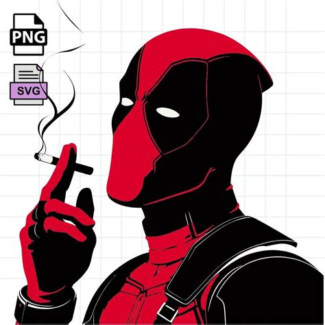 Deadpool Smoking Svg I Deadpool Vector I Deadpool Halloween Etsy Deadpool Smoking Svg I Deadpool Vector I Deadpool Halloween Etsy