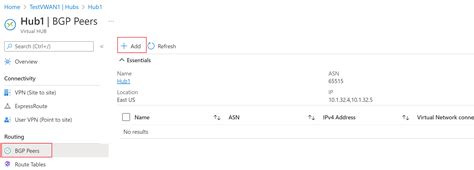 設定 nva 的 bgp 對等互連：azure 入口網站 azure virtual wan microsoft learn