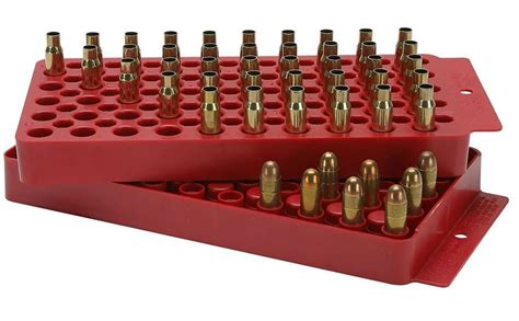 Mtm Universal Red Ammo Loading Tray Essential Tray For Easy Ammunition Organization Buy Now