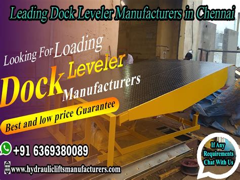Hydraulic Dock Leveler Portable Dock Leveler Movable Dock Leveler Lift Chennai India By