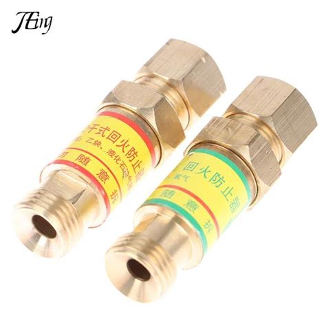 Oxygen/Acetylene Check Valve Flashback Arrestor Welding/Cutting Torch Flame Buster Gas Cutting ...